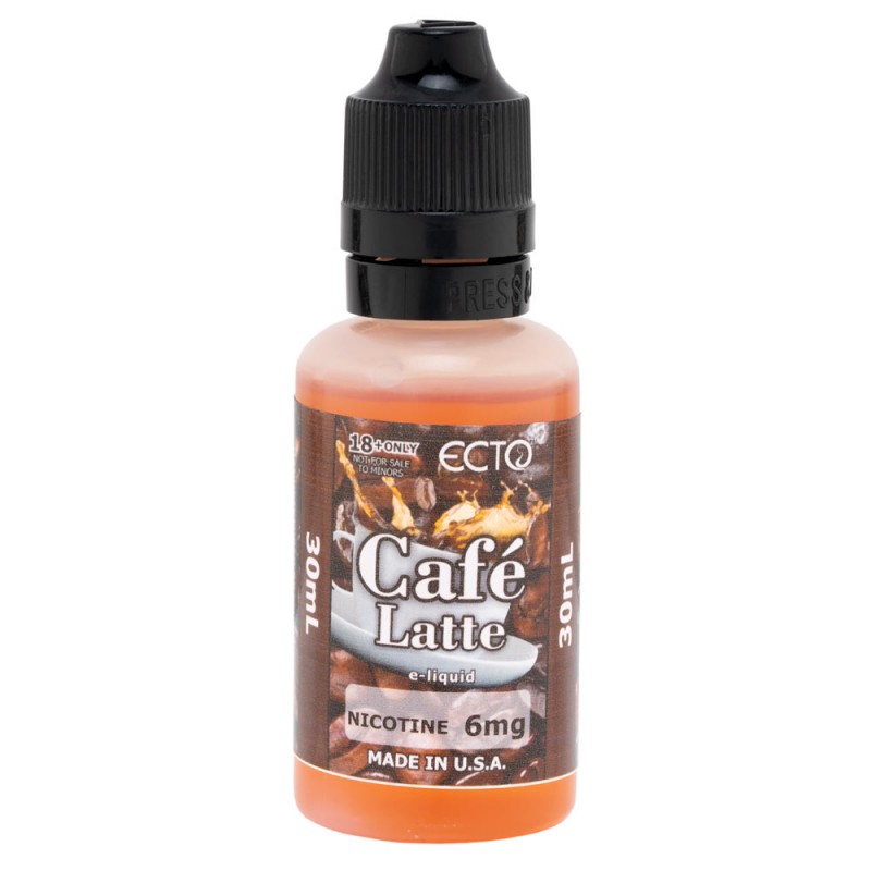 Cafe Latte E-Liquid - 30mL, ecto liquid